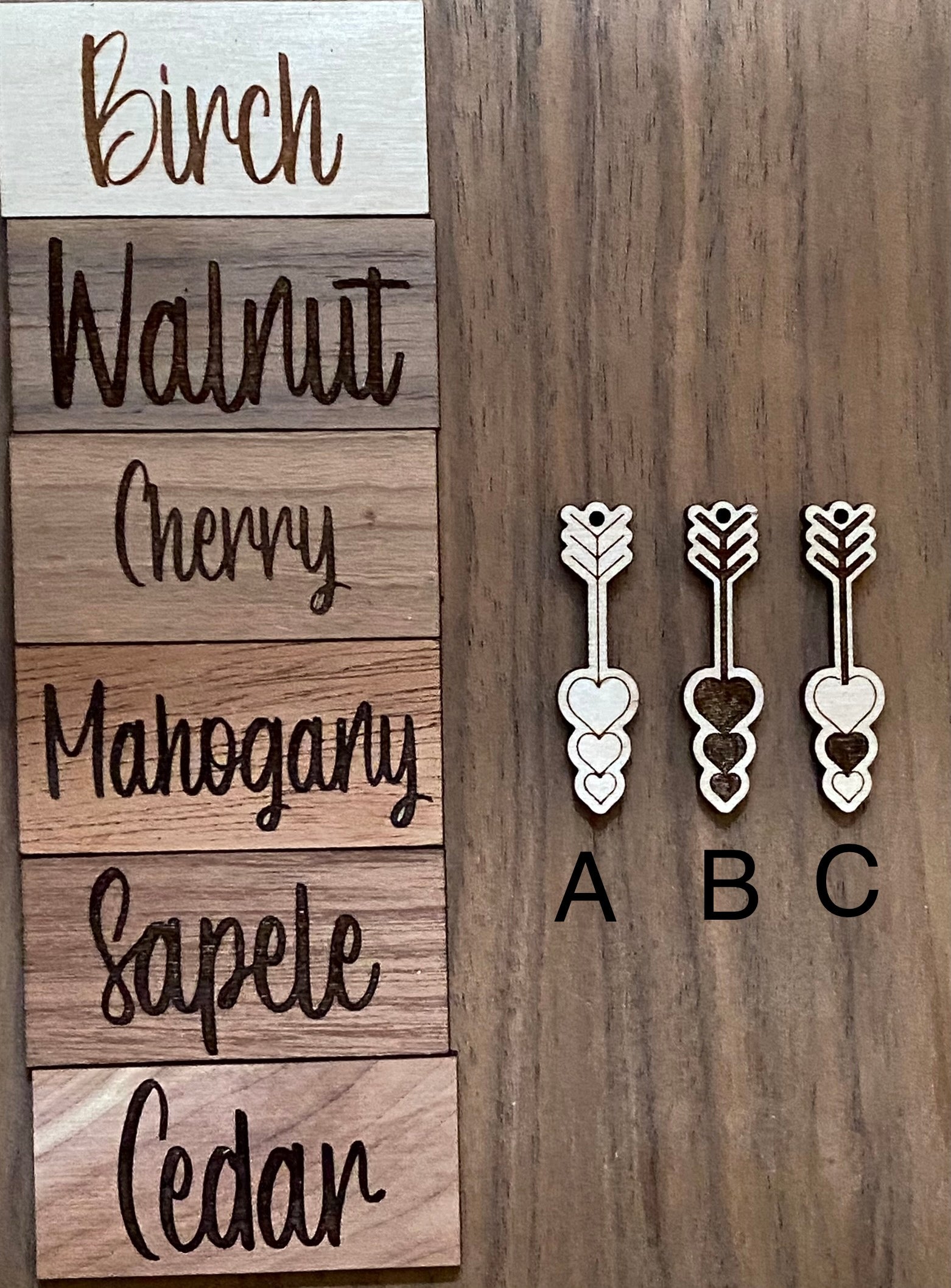 Arrow Dangle PAIRS – UnderwoodWorksllc