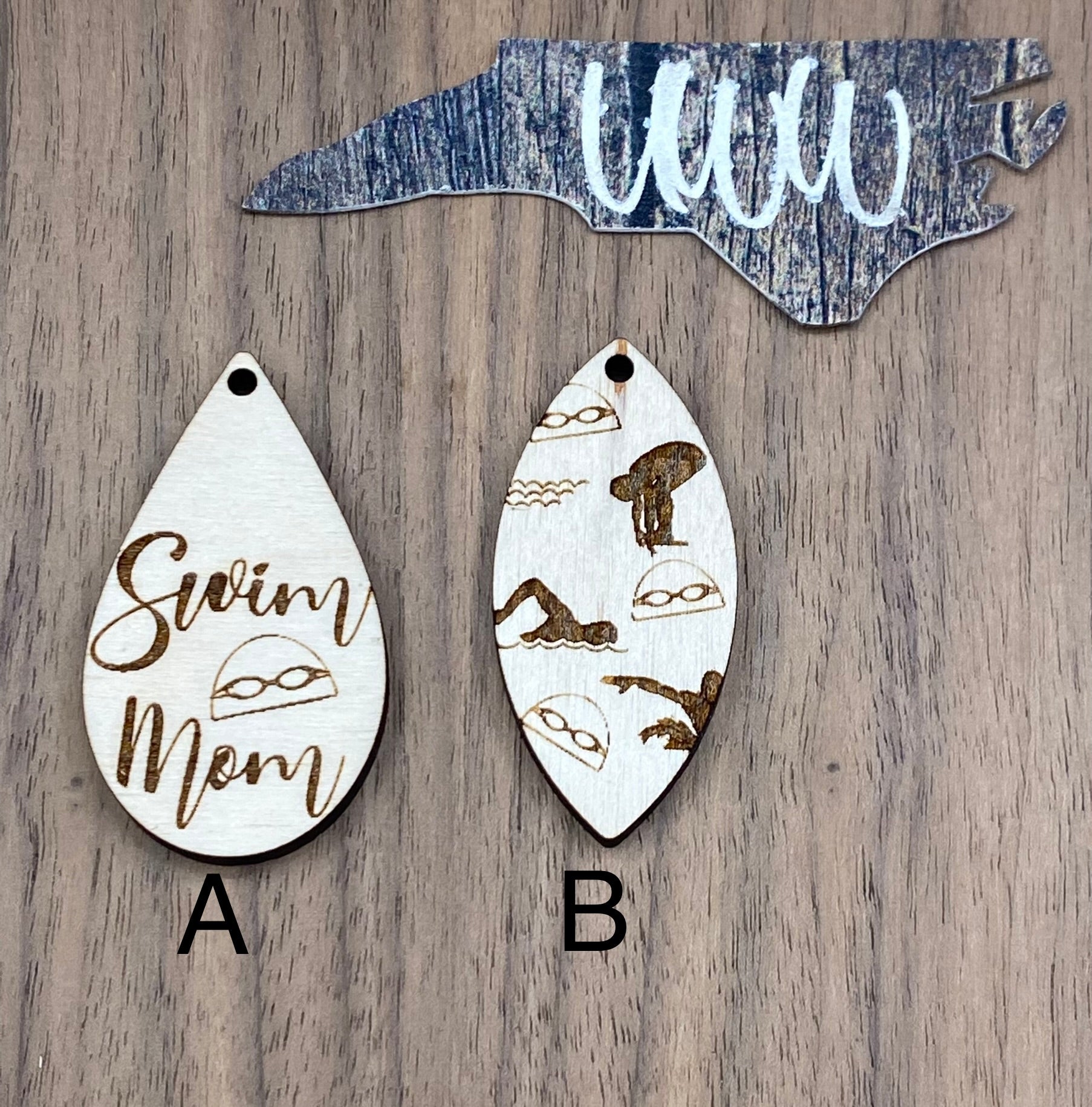 Swim Mom Teardrop PAIRS – UnderwoodWorksllc