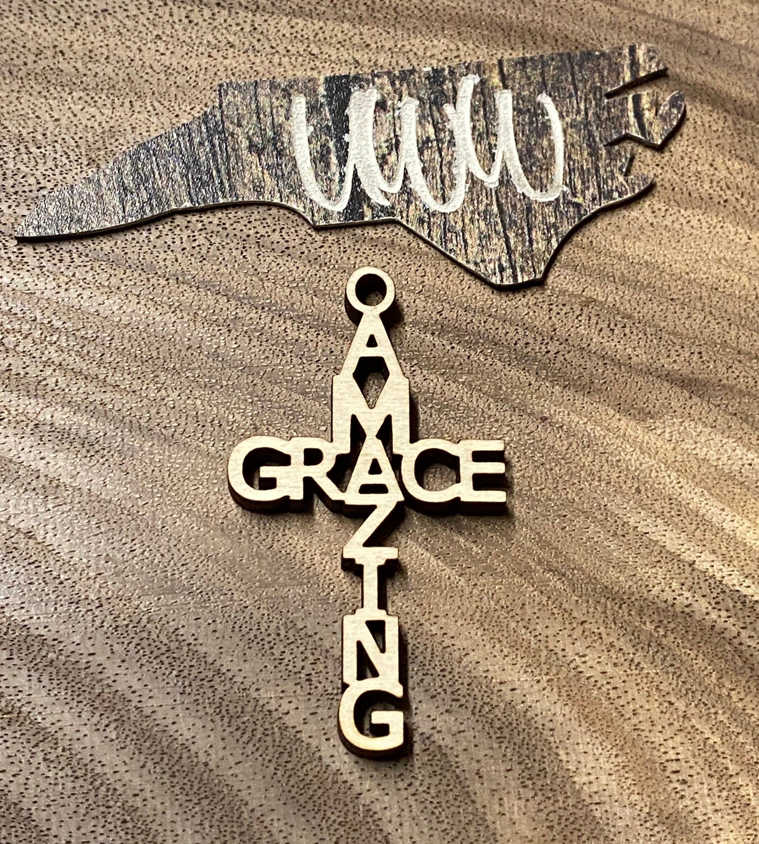 Amazing Grace Word Dangle PAIRS – UnderwoodWorksllc